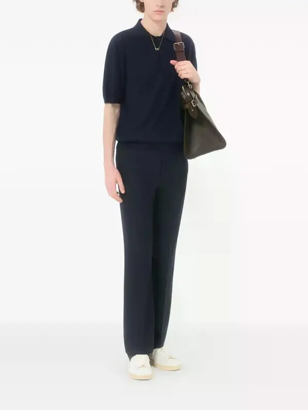 Valentino Garavani Vlogo Short-sleeve Polo Shirt - Blue
