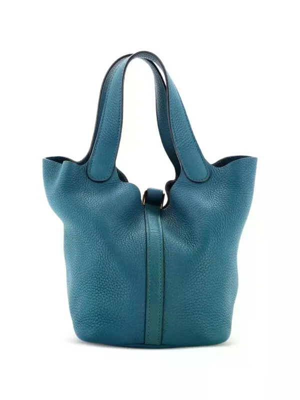 Hermès Picotin Lock Bag Clemence Pm - Green