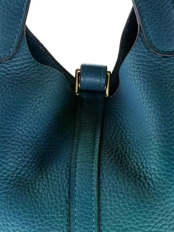 Hermès Picotin Lock Bag Clemence Pm - Green