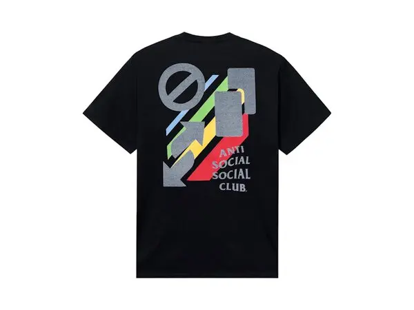 ANTI SOCIAL SOCIAL CLUB X Uno Wild Reflective Tee Shirt - Black