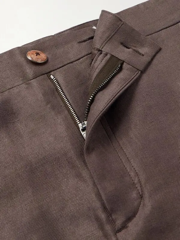 GOD'S TRUE CASHMERE Linen-twill Shorts