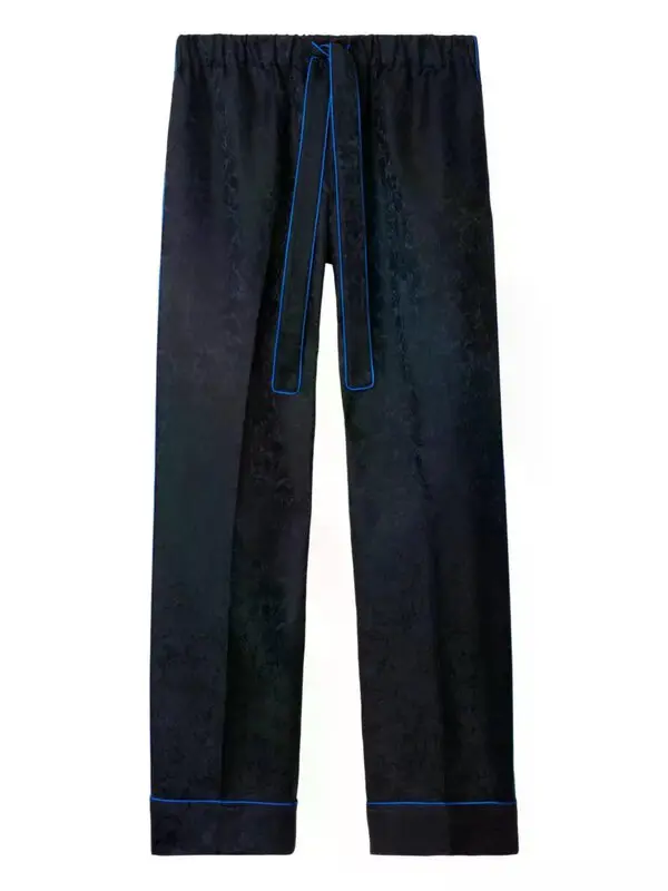 Burberry Sunflower Jacquard Pajama Bottoms - Black