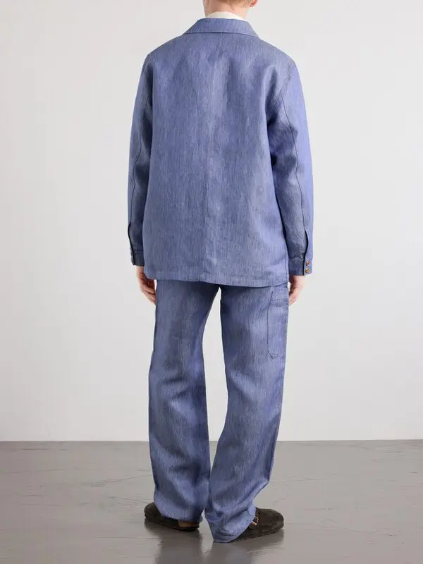 GOD'S TRUE CASHMERE Linen Blouson Jacket