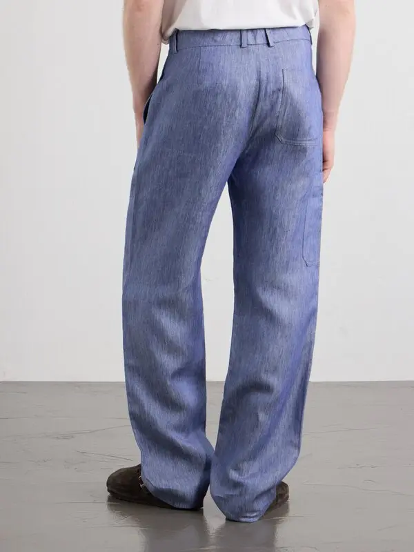 GOD'S TRUE CASHMERE Wide-leg Linen Trousers