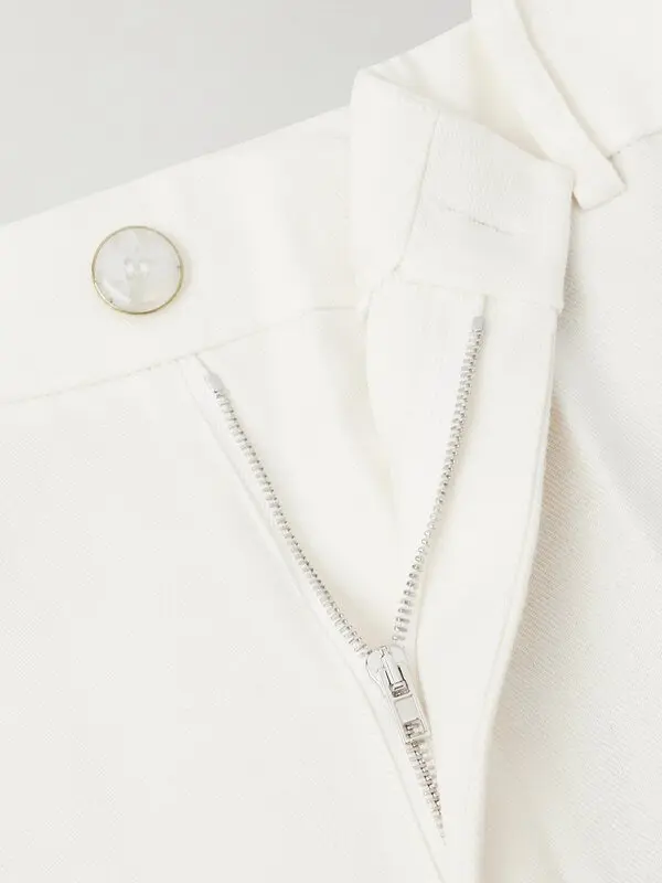 GOD'S TRUE CASHMERE Straight-leg Linen-twill Trousers