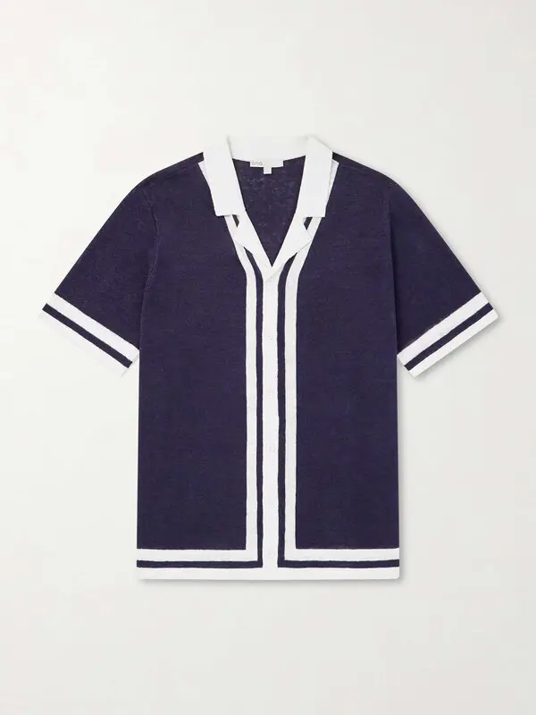 Onia Camp-collar Linen Shirt