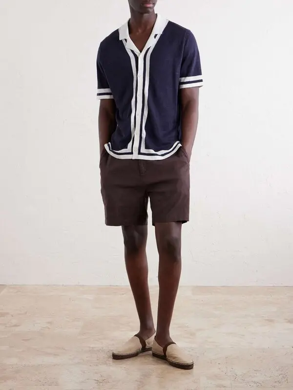 Onia Camp-collar Linen Shirt