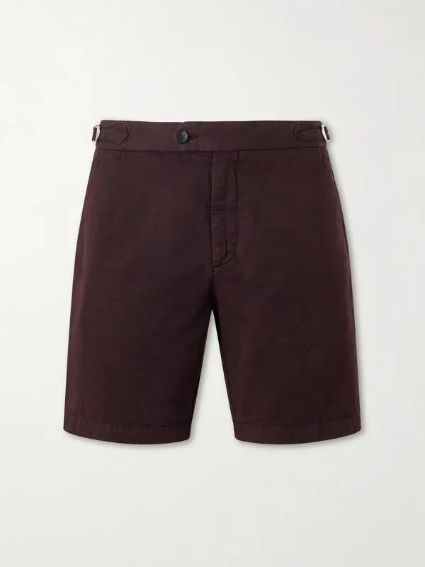 Mr P. Straight-leg Cotton And Linen-blend Bermuda Shorts