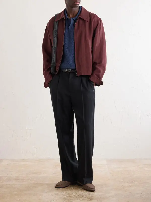 Sunspel Vintage Cotton-mesh Polo Shirt