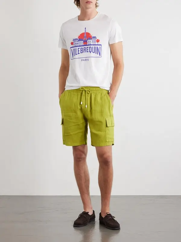 Vilebrequin Straight-leg Cargo Shorts - Green