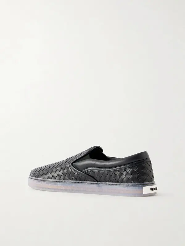 Bottega Veneta Serena Intrecciato Leather Loafers