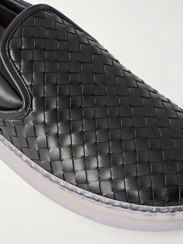 Bottega Veneta Serena Intrecciato Leather Loafers