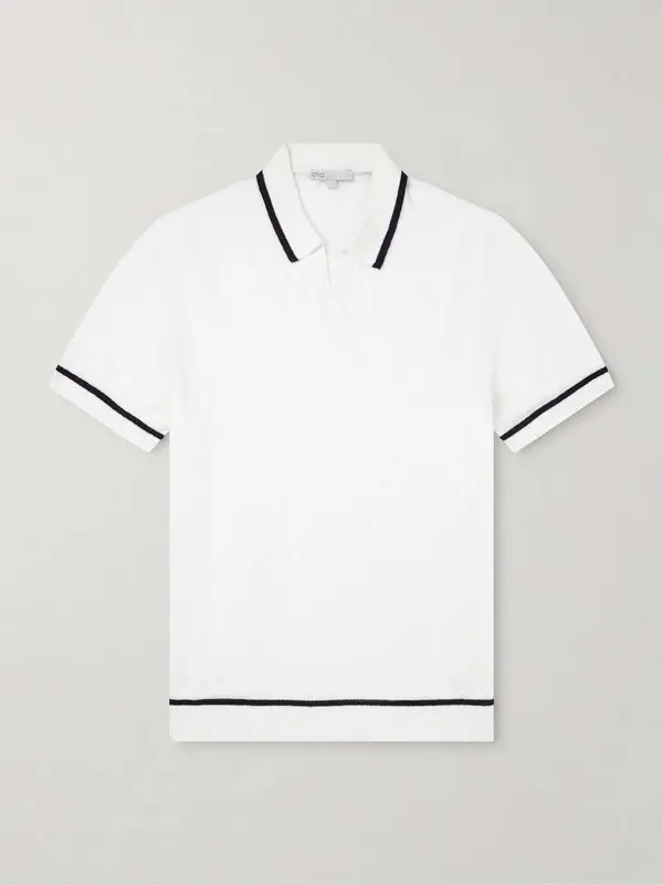 DRAKE'S Cotton Blouson Jacket - Ecru