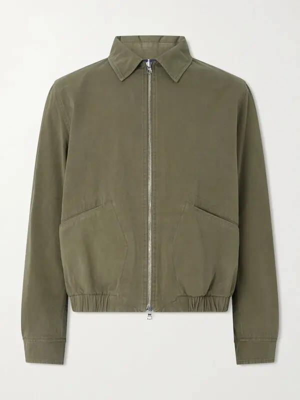 DRAKE'S Cotton Reversible Blouson Jacket