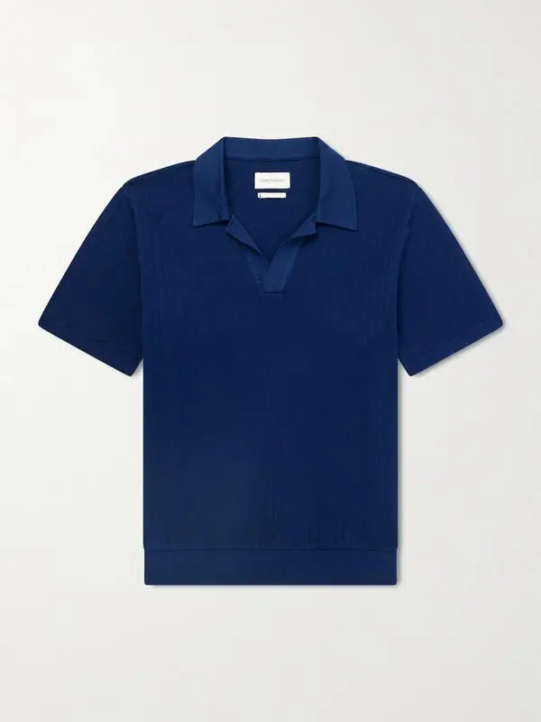 Oliver Peoples Westcott Open-collar Organic Cotton Polo Shirt