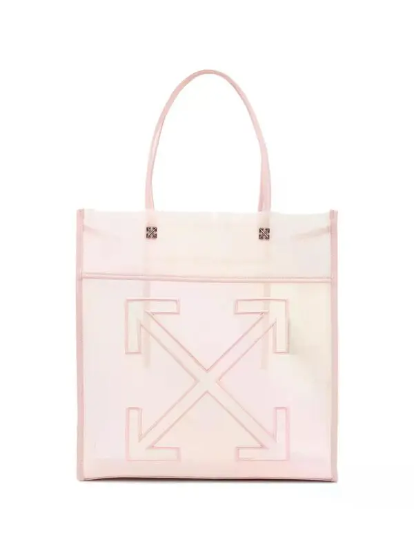 Off-White Market Arrows Mesh Tote Bag - Pink