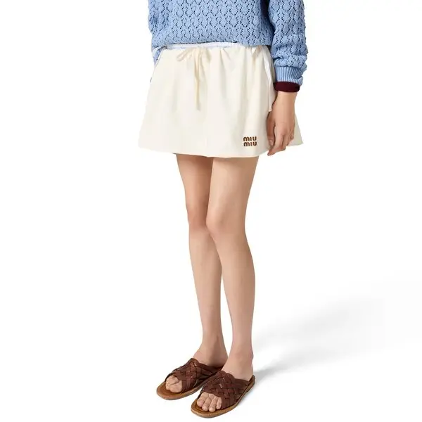 Miu Miu Jersey Mini Skirt