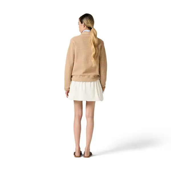 Miu Miu Cotton Crochet Zip-up Cardigan