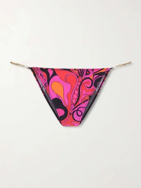 Emilio Pucci Printed Bikini Briefs