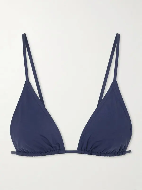 RIVAGE Jamie Triangle Bikini Top - Blue