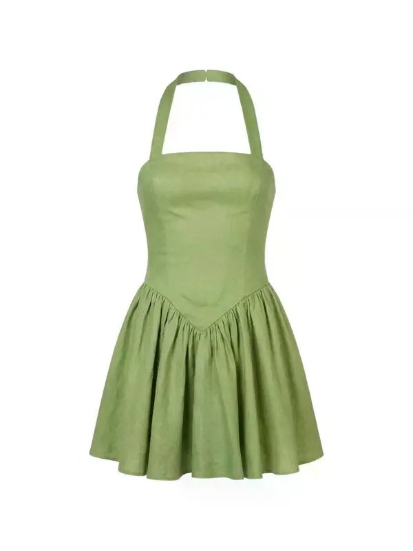 NICHOLAS Amalie Halter-neck Mini Dress