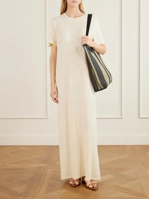 Proenza Schouler North South Days Striped Canvas Tote - Green