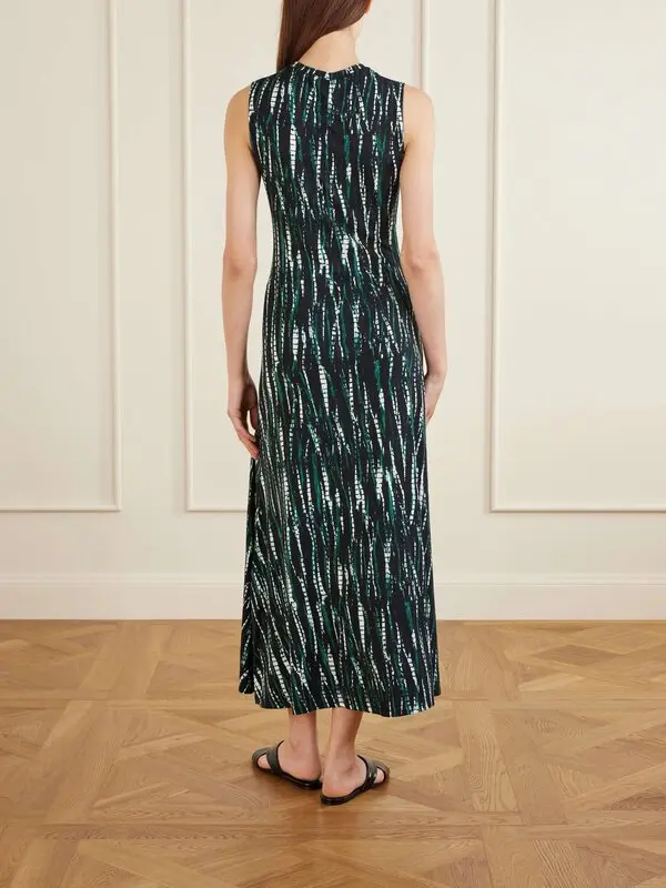 Proenza Schouler White Label Jordyn Printed Jersey Midi Dress - Multi