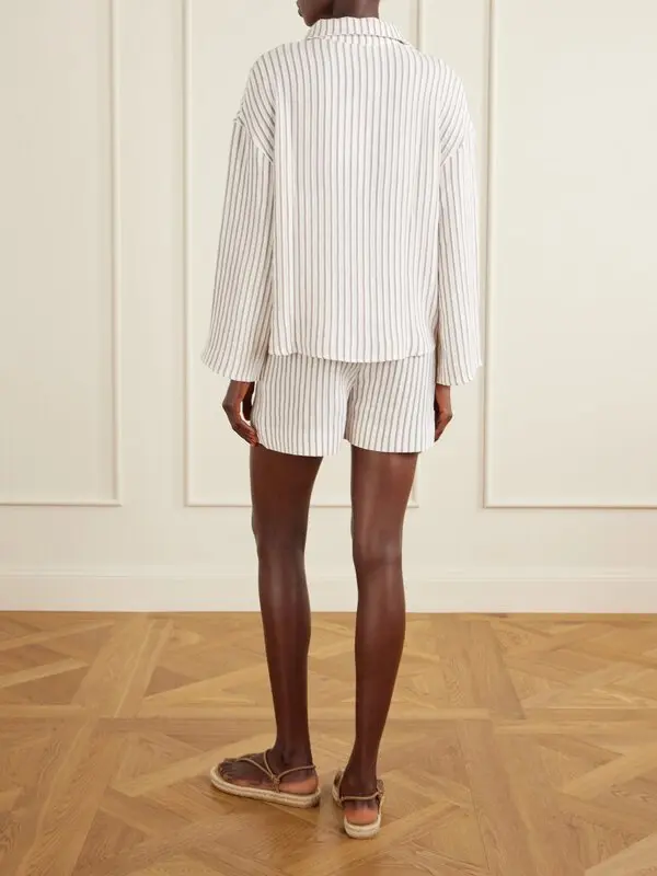 Tove Striped Seersucker Shirt