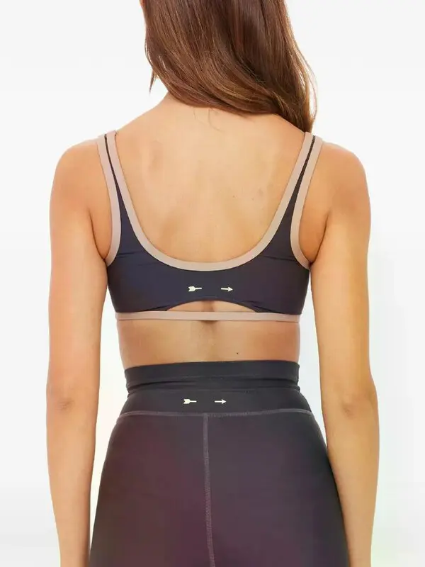 The Upside Kefi Brielle Scoop-neck Sports Bra - Grey