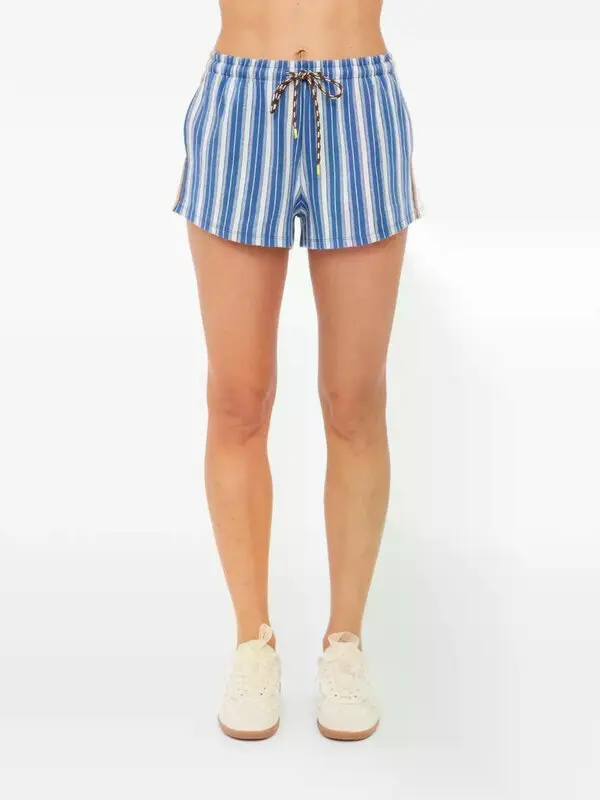 The Upside Palmas Helena Striped Shorts