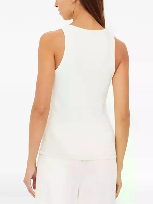 The Upside Lace-up Ribbed Tank Top