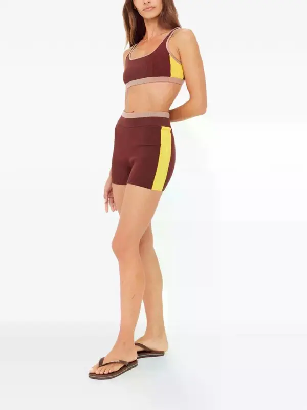 The Upside Montage Rory Scoop-neck Sports Bra - Brown