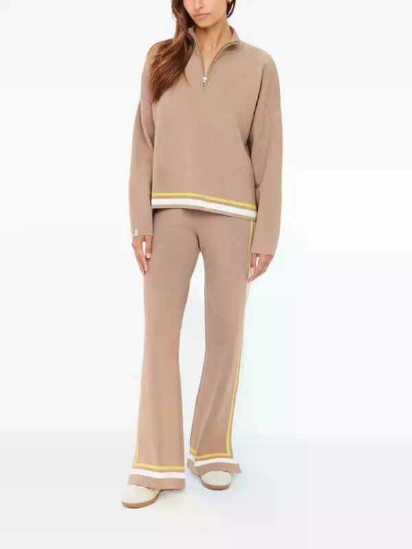 The Upside Veneto Carter Half-zip Sweater - Neutrals
