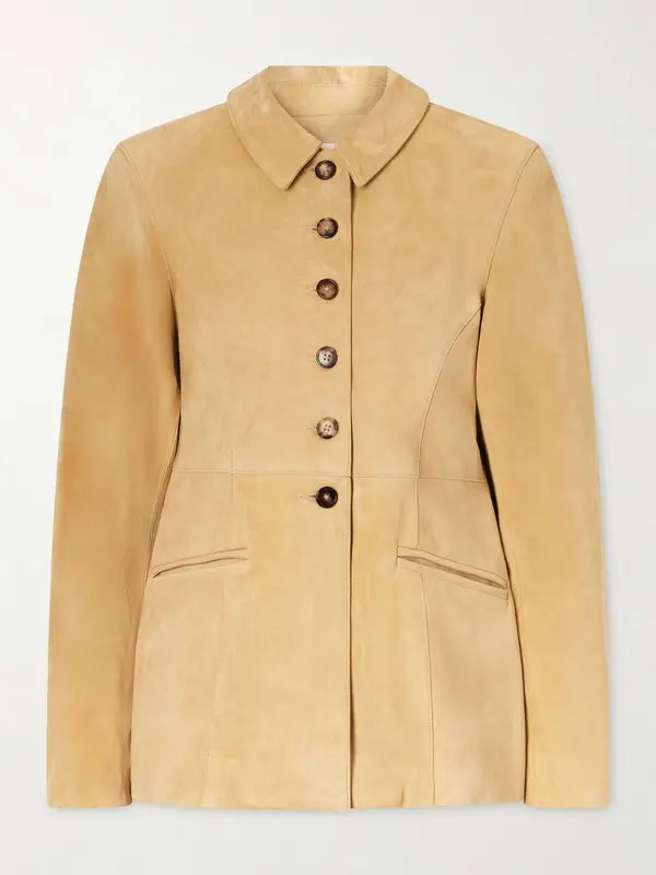 RÙADH The Barclay Suede Jacket - Tan