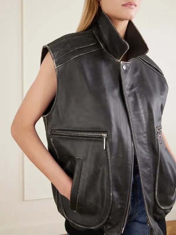 Rabanne Leather Vest