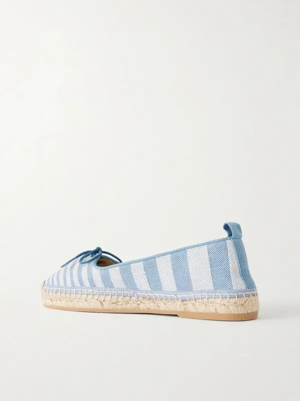 Chloé Striped Espadrilles - Blue