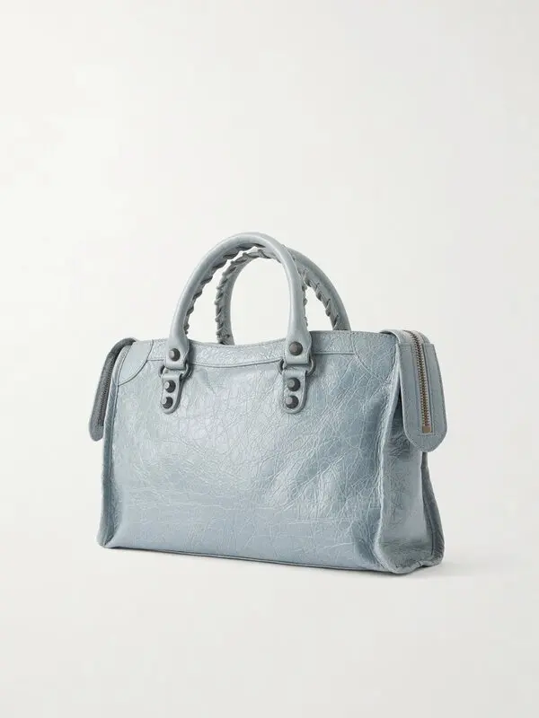 Balenciaga Le City Small Embellished Tote - Blue