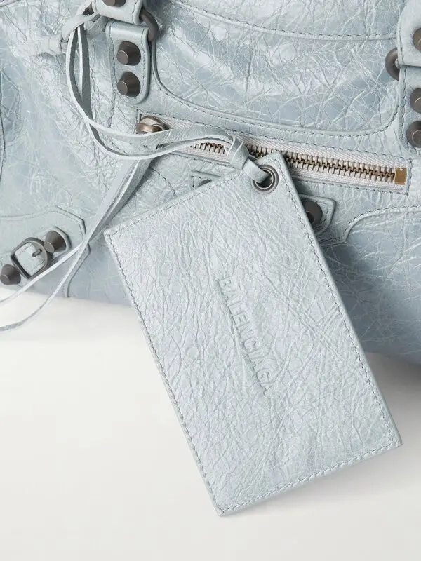 Balenciaga Le City Small Embellished Tote - Blue
