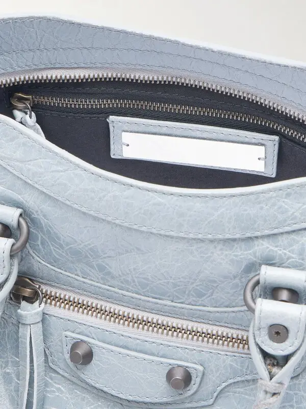 Balenciaga Le City Small Embellished Tote - Blue
