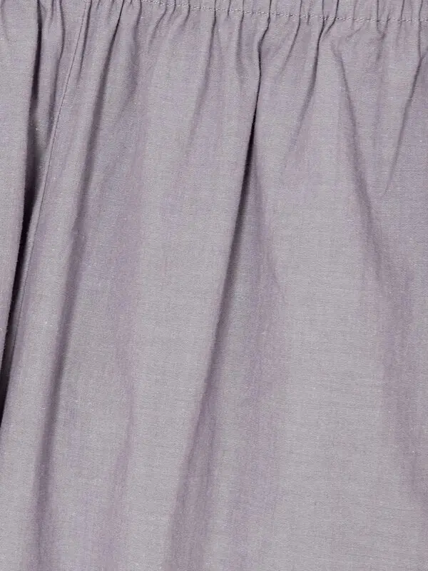 DEIJI STUDIOS Ease" Organic Cotton Straight-leg Pants - Purple