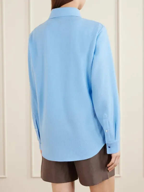 GOD’S TRUE CASHMERE Lagoon Cashmere Shirt