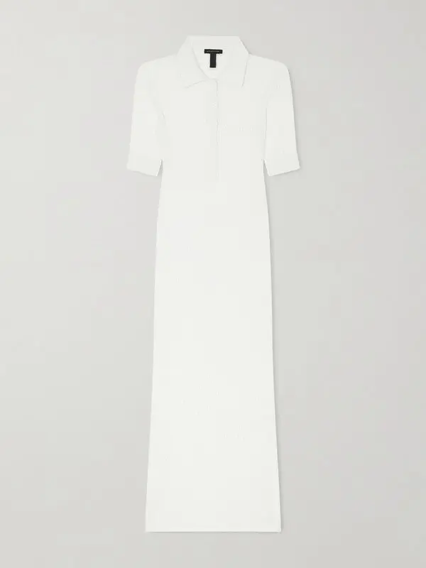 Kiki De Montparnasse Crocheted Silk Coverup - Neutrals