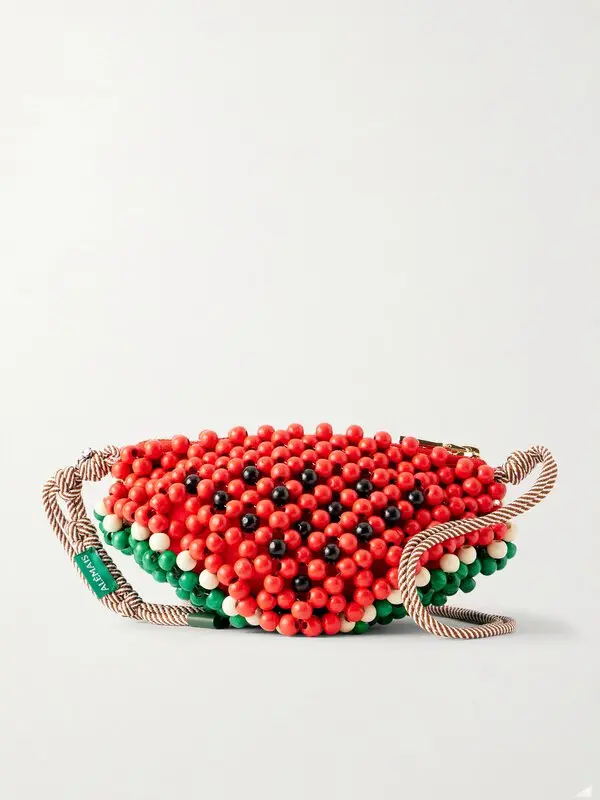 ALEMAIS Beaded Shoulder Bag