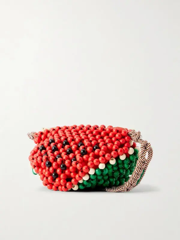 ALEMAIS Beaded Shoulder Bag