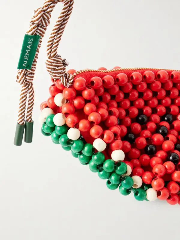 ALEMAIS Beaded Shoulder Bag
