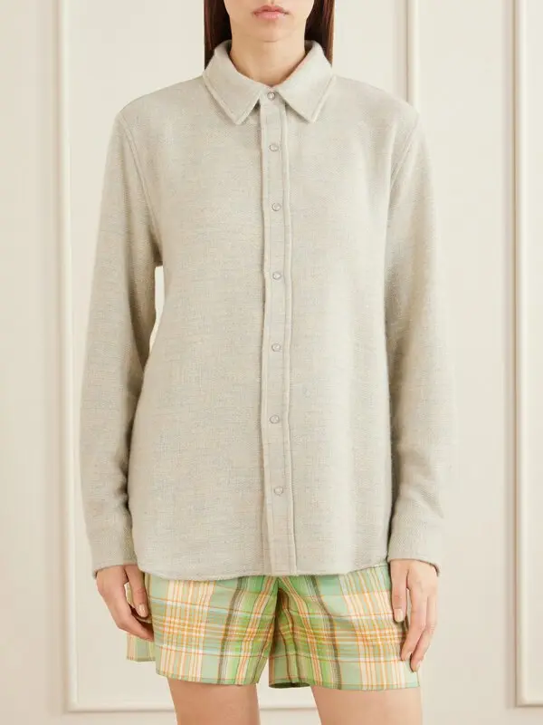 GOD’S TRUE CASHMERE God's True Cashmere Checked Cashmere Shirt