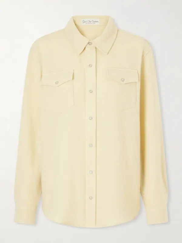 GOD’S TRUE CASHMERE God's True Cashmere Daffodil Cashmere Shirt