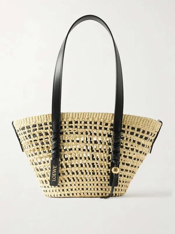 Loewe Paula's Ibiza Small Braided Raffia Shoulder Bag