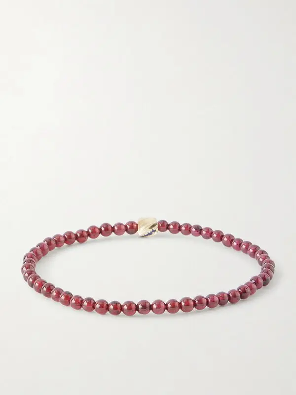 Luis Morais 14k Gold Ruby And Sapphire Bracelet