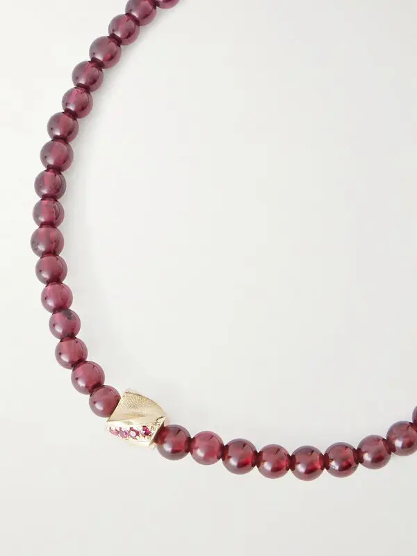 Luis Morais 14k Gold Ruby And Sapphire Bracelet